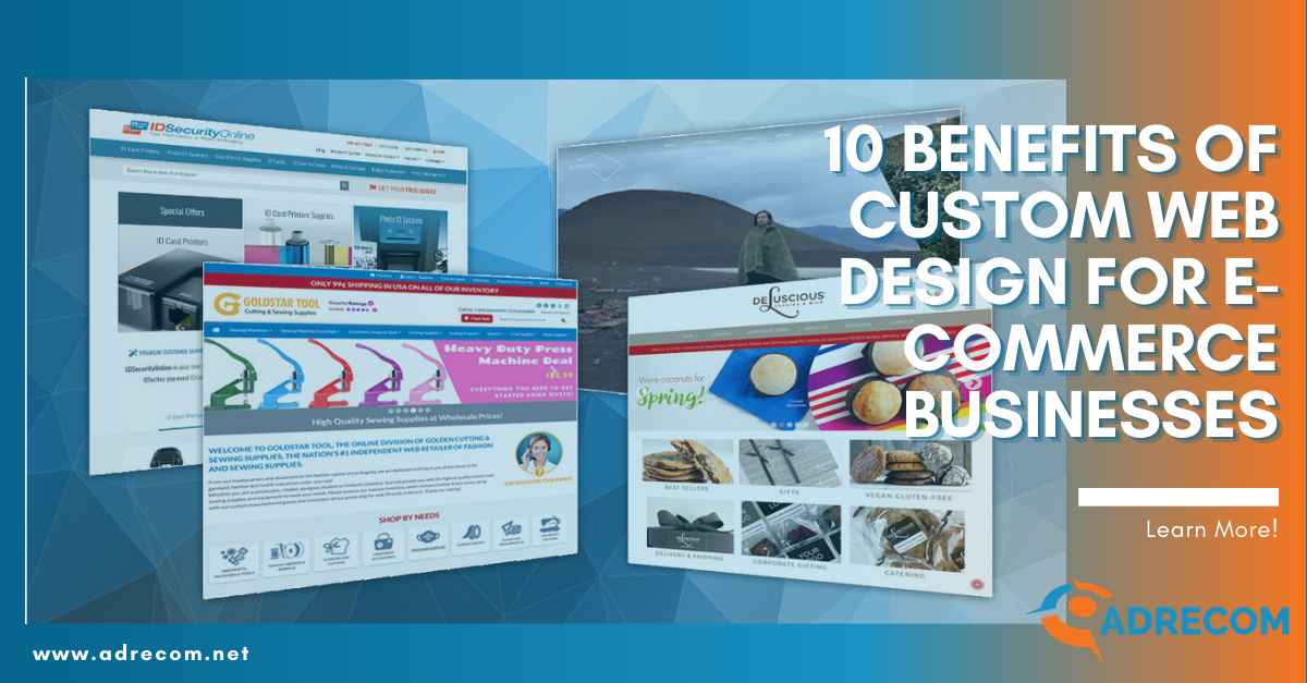 Benefits of Custom Web Design for E-Commerce Businesses | Blog Benefits of Custom Web Design for E-Commerce Businesses | Blog